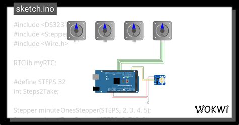 Flipdigitclock Unipolar Copy Wokwi Esp32 Stm32 Arduino Simulator