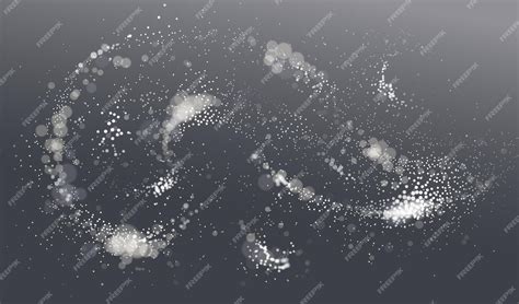 Premium Vector Particle Flow Array Colorful Vector Abstract Background Life Forms Bio Theme