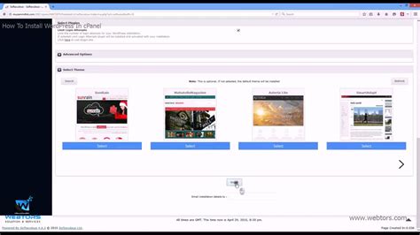 How To Install And Remove Wordpress Setup From Cpanel Web Hosting Tutorial Youtube