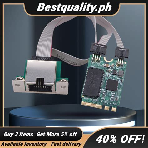 M 2 Gigabit Ethernet Network Card Mini PCIE M2 RJ45 Lan Adapter Ethernet Adapter Shopee