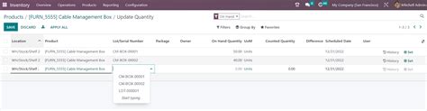 Inventory Adjustment In Odoo 16 Inventory Odoo V16 Enterprise Edition Book