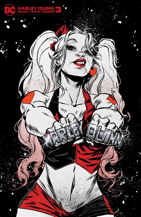 Harley Quinn Black White Redder Page Preview And Covers