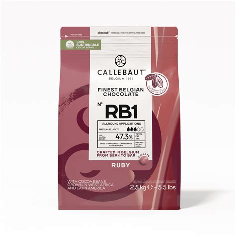 Callebaut Feinste Belgische Schokolade Ruby