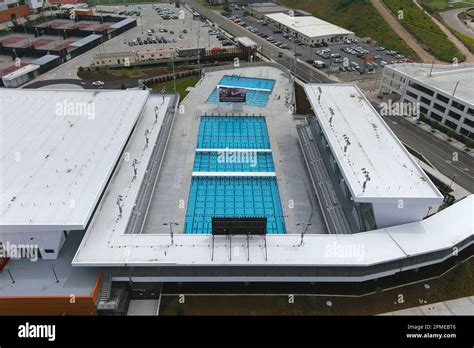 A General Overall Aerial View Of Mt San Antonio College Aquatics
