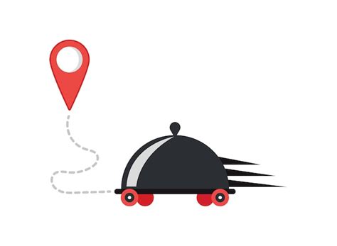 Premium Vector Food Delivery Concept Flat Illustration
