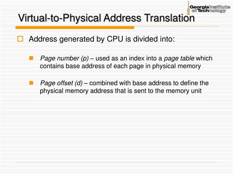 ppt ece3055 computer architecture and operating systems lecture 9 memory subsystem ii os