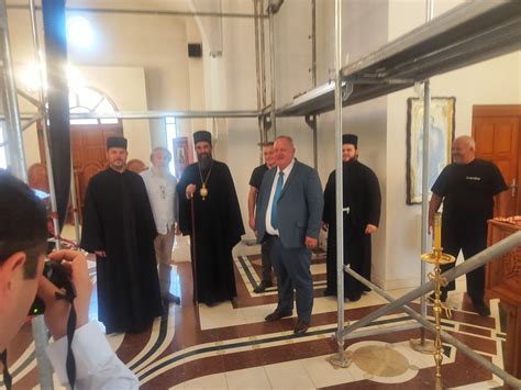 Обилазак храма Светог Симеона Мироточивог у насељу Дубочица Град Лесковац