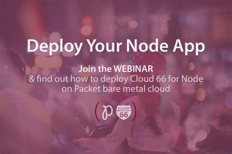 Deploy Your Node App On Bare Metal Invitation To Webinar Rnode