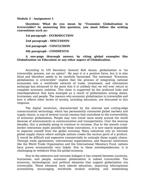 Module 2 Assignment 1 Module 2 Assignment 1 Question What Do You