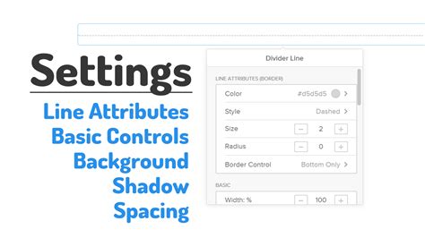 Divider Line A Horizontal Rule Divider Line Element