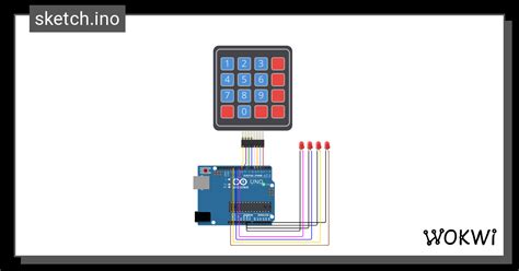 Tasca De Robótica 4 Teclado Y Leds Wokwi Esp32 Stm32 Arduino