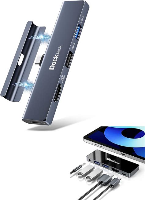 Usb C Hub Multiport Adapter For Ipad Pro 12 9 11 Ipad Air 5 4 Ipad Mini 6 Ipad 10