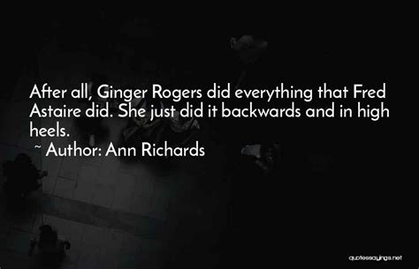Top 10 Quotes And Sayings About Fred Astaire And Ginger Rogers