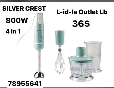 Silvercrest Immersion Blender 800w