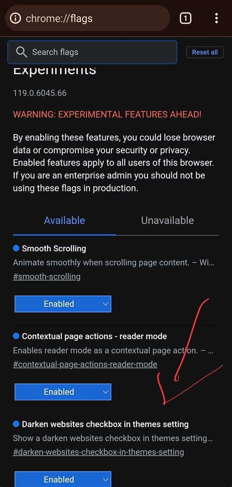 Theme Checkbox Flag Is Back For Android Rchrome