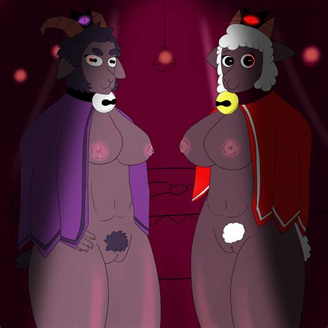 Rule 34 Absurd Res Anthro Bell Bell Collar Big Breasts Black Body