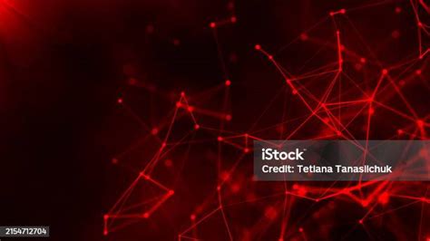 Abstract Background With Connecting Dots And Lines Network Connection Structure Plexus Effect 3d