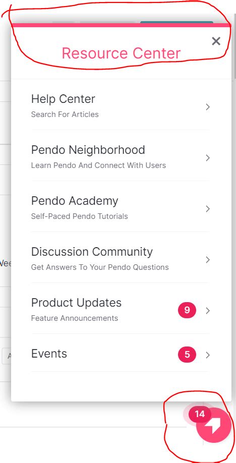 Style Notification Center With Local App Css Pendo Help Center