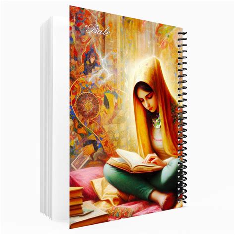 قیمت و خرید دفتر طراحی 80 برگ انتشارات بله طرح دختر ایرانی در حال درس