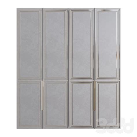 3d модели Шкафы Skaf My 23 Muzafarov Collections Дверцы гардероба Современный шкаф