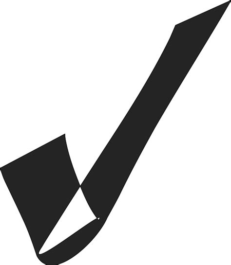 Checkmark Clipart Black And White