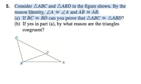 Solved Consider ABC And ABD In The Figure Shown By The Chegg Com