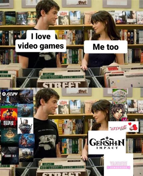 I Love My Candy Love Genshin Impact And Yandere Simulator Know Your Meme