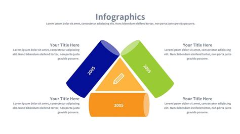 Colorful Triangle With Pencil Sticking Out Of It Google Slide Theme And Powerpoint Template