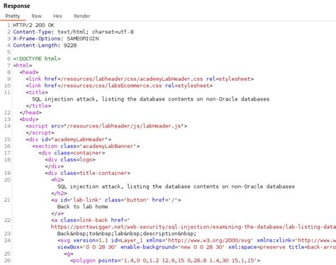 Sql Injection Attack Listing The Database Contents On Non Oracle Databases