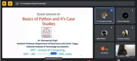 Dr Sachin Tiwari On Linkedin Python Mitadtuniversity