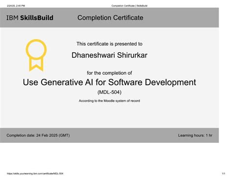 Generativeai Softwaredevelopment Ibm Skillsbuild Ai Learning