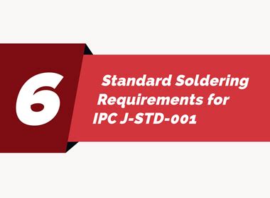 Standard Soldering Requirements For IPC J STD 001 Solder Tools