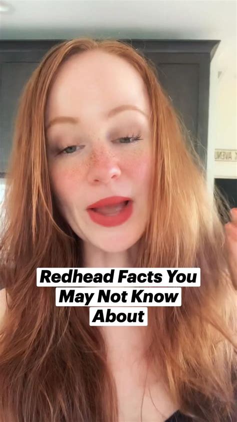 Redhead Facts You May Not Know About Redhead Facts Natural Red Hair Redheads
