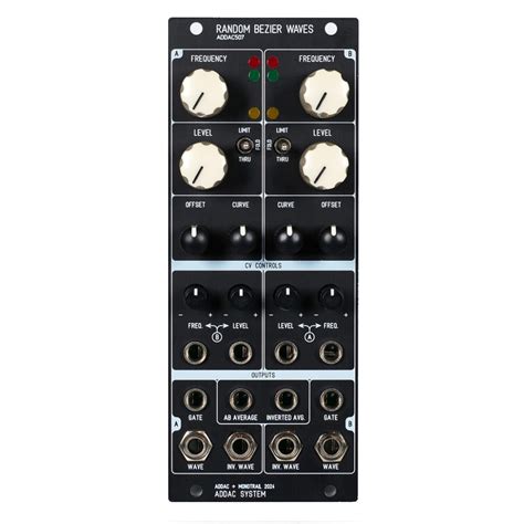 Addac 507 Random Bezier Waves Eurorack Complex Lfo Module Elevator Sound