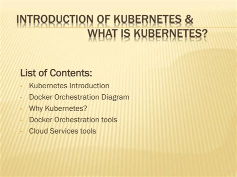 PPT Kubernetes Introduction And What Is Kubernetes PowerPoint Presentation ID 8124508