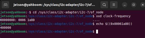 How To Modify I2c Frequency In Jetpack 62 Jetson Orin Nano Nvidia