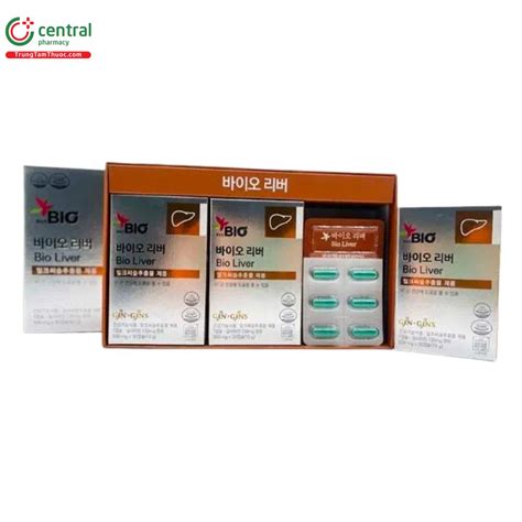 Thuốc Bổ Gan Bio Liver 90 Viên Tăng Cường Giải độc Gan Bảo Vệ Gan