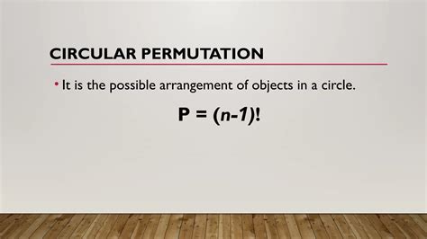 Permutation Quarter Foour Mathematics Grade 10 Pptx