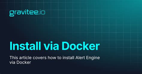 Install Via Docker Gravitee Documentation