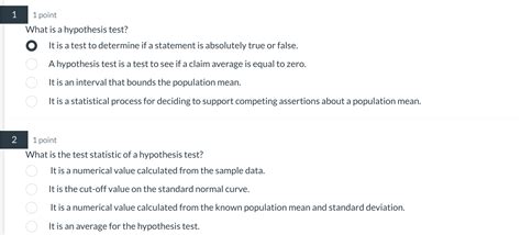 Solved What Is A Hypothesis Test It Is A Test To Determine Chegg