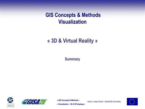 Ppt Gis Concepts And Methods Visualization Powerpoint Presentation Id