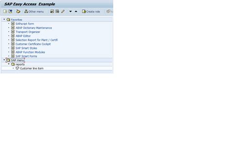 adding nodes in sap menu sap community