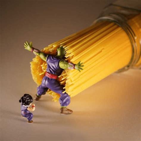 Piccolo Blocking Spaghetti Anime Irl Blocking Stopping Spaghetti Food Piccolo R