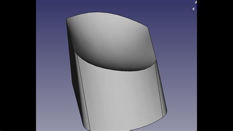 FreeCad Подлобник YouTube