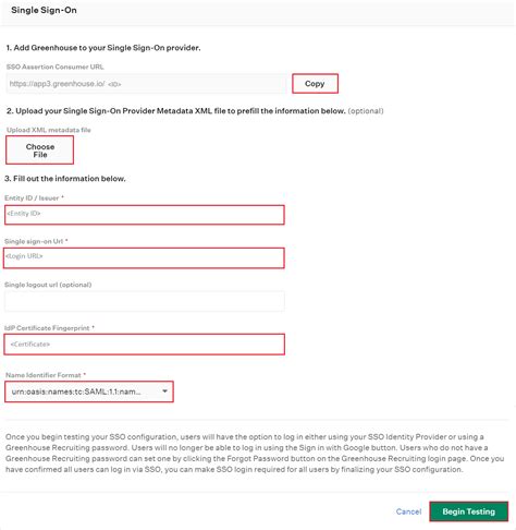 Configure Greenhouse For Single Sign On With Microsoft Entra ID Microsoft Entra ID Microsoft