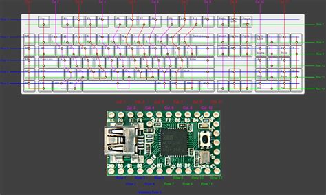 [help] Ive Planned My Matrix And Teensy Pinout For A Custom 108 5 Keyboard Does This Look