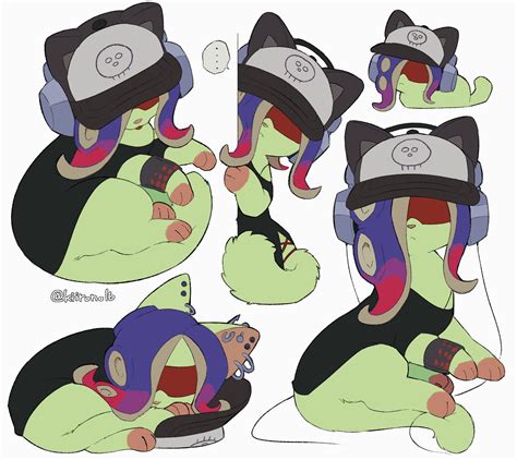 Dedf1sh Splatoon And 1 More Drawn By Kiirono Danbooru