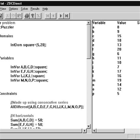 the zdc interface and constraint builder download scientific diagram