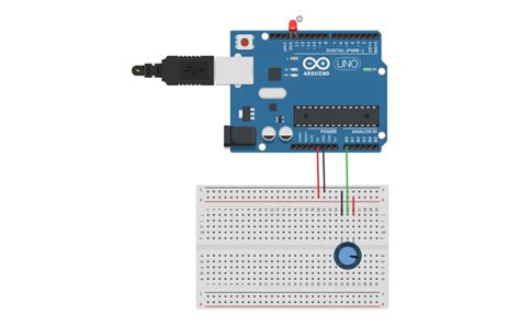 Circuit Design Pantalla Lcd 16x2 A Arduino Uno Tinkercad