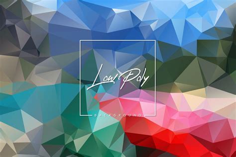 Modern Low Poly Abstract Halftone Triangular Background Geometrical Futuristic Soft